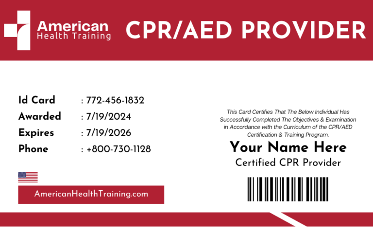CPR Certification - American Health Training